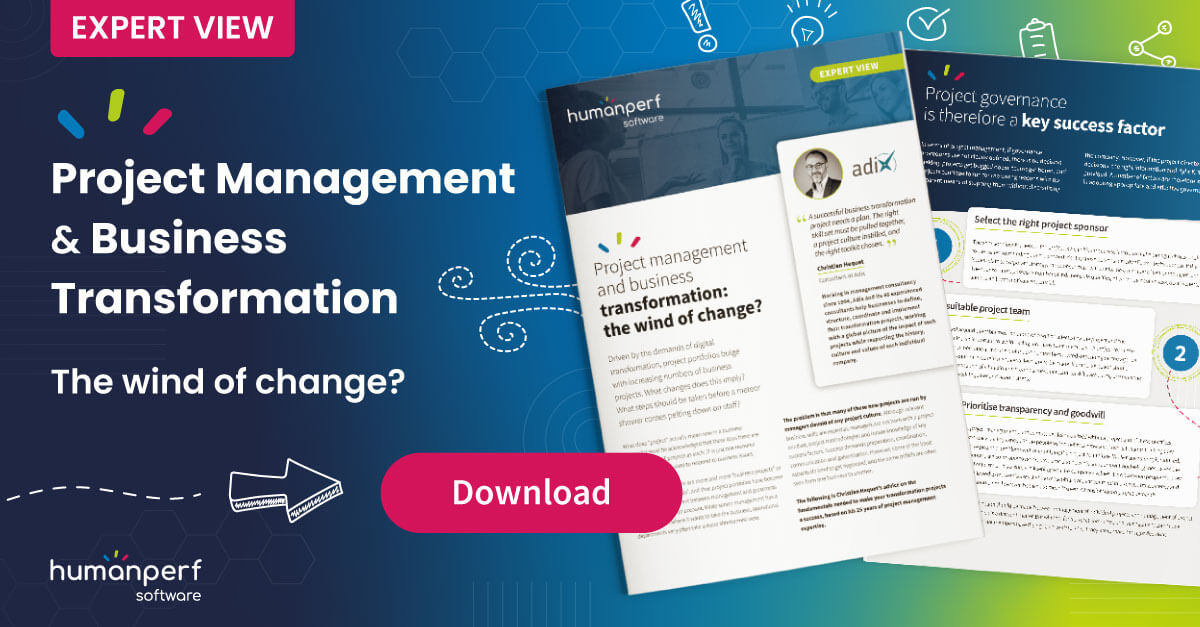 Download our expert view to make your transformation projects a success ...